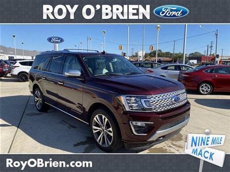 2020 Ford Expedition Max Suv Platinum Ford Burgundy Velvet Cars