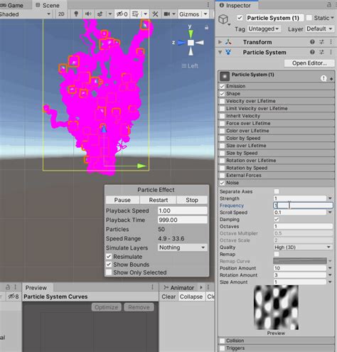 unity particle 粒子系统 制作闪电放电效果 半仁 博客园
