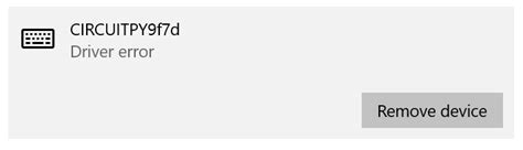 BLE HID Paired Connections Not Working On Some Windows Peripherals Issue Adafruit