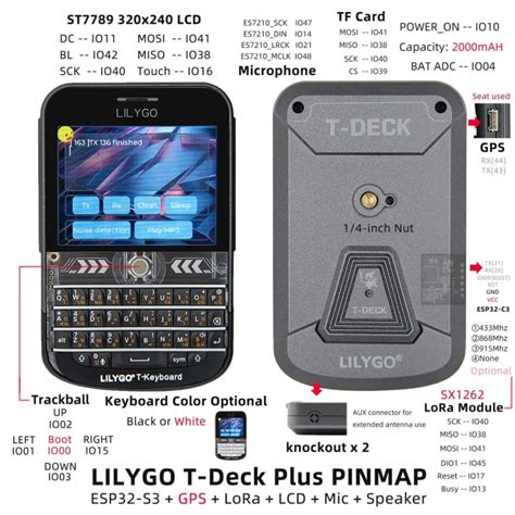 LILYGO T Deck Plus Is A Handheld With GPS LoRa And A BlackBerry Keyboard Liliputing