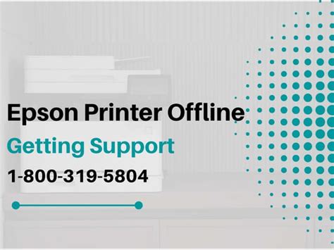 Fixed Epson Printer Offline Error 1 800 319 5804 Pptx