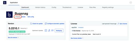 Bugsnag Docs › On Premise › High Availability › Standard Upgrade