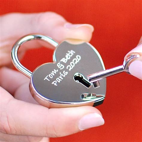 Personalised Silver Lovers Padlock By Penelopetom Notonthehighstreet Com