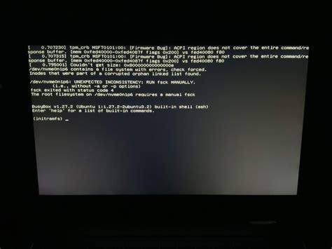 Crash Bad Boot Error And Superblock Ask Ubuntu