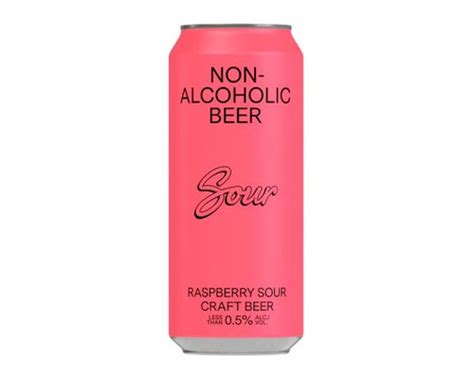 Bsa Non Alcoholic Beer Raspberry Sour 473ml