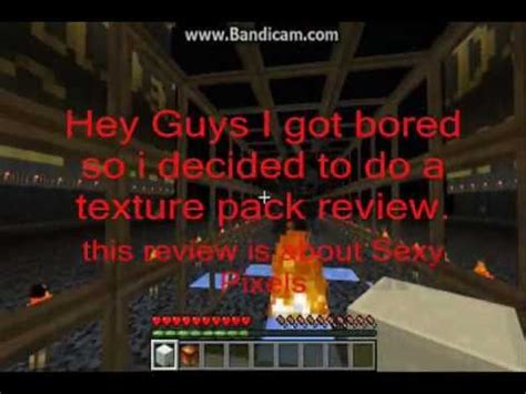 Minecraft Texture Pack Review Sexy Pixels YouTube