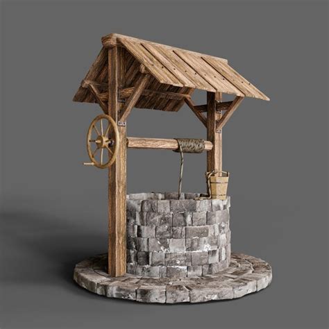 3d Water Well Model Turbosquid 1972547