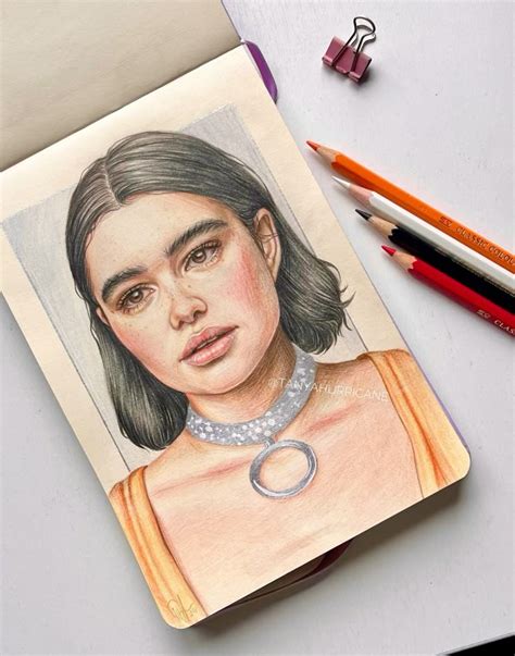Портрет цветными карандашами Color Pencils Portrait в 2024 г