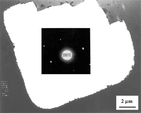 B Transmission Electron Micrograph Of Pit In The Alcu Alloy With