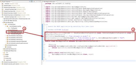 Unable To Run Spring Boot Application With Java Jar Not A Managed