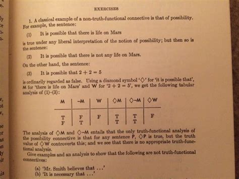 Logic Considering It Is Possible That As A Logical Connective