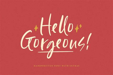 Hello Gorgeous Handwritten Font