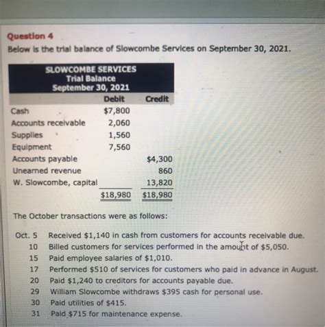 Solved A Prepare General Ledger Using T Accounts B