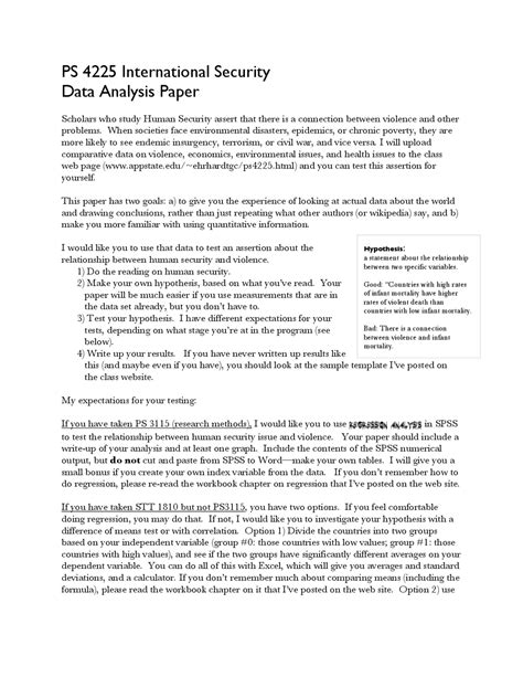 Data Analysis Paper International Security Stt 1810 Docsity