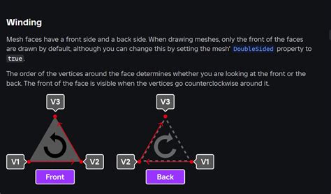 Editable Mesh Flipping Normals Redo Scripting Support Developer Forum Roblox