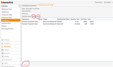 In Transaction Document Buttons Are Disabled Version SambaClub Forum