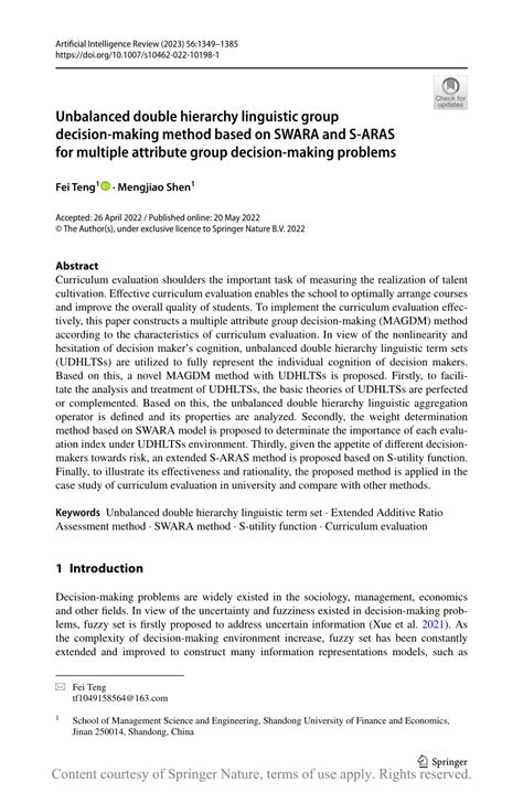 unbalanced double hierarchy linguistic group decision making method