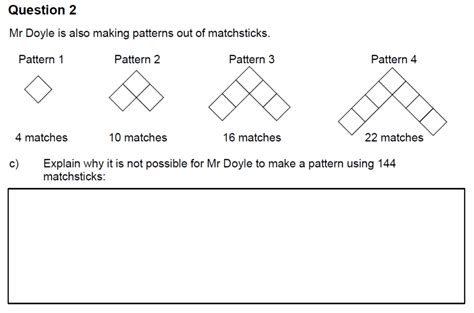 11 Plus 11 Maths Number Patterns And Sequences Past Paper Questions Page 5 Of 18 Pi