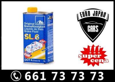 ATE DOT4 SL6 PŁYN HAMULCOWY 1L ORYGINAŁ SL 6 ESP - 5870364219 ...