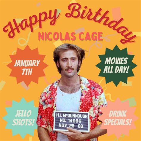 Nicolas Cage Birthday Meme