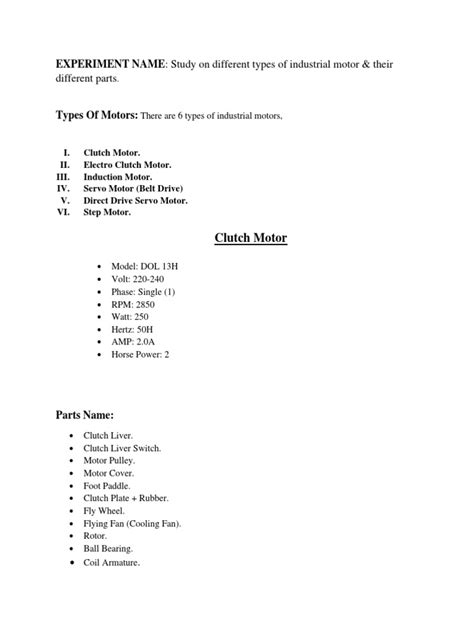Final Lab Report Download Free Pdf Electric Motor Electrical