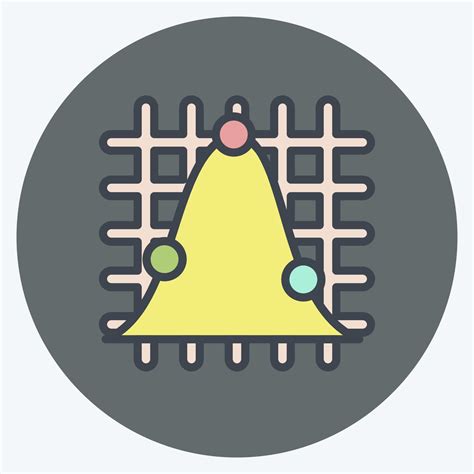 Icon Statistical Analysis Suitable For Education Symbol Color Mate