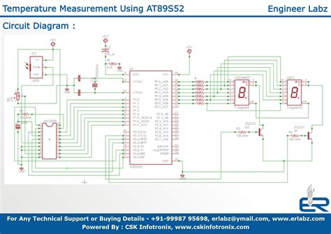 Engineer Labz Temperature Measurement Using At89s52 Introduction The Circuit Is Based On