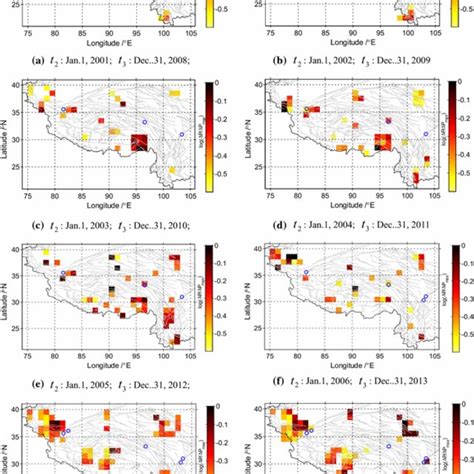Hotspot Maps Of Each Forecasting Interval With The Threshold