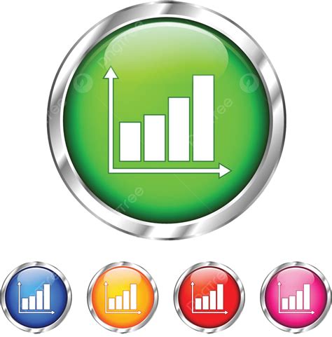 Graph Set Icons Round Diagram Blue Vector Round Diagram Blue PNG And Vector With Transparent