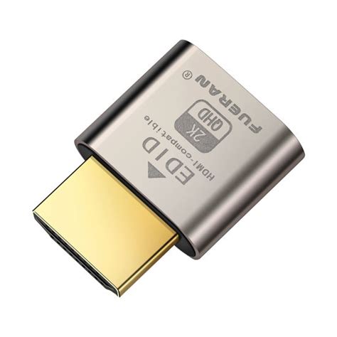 GetUSCart HDMI Dummy Plug Headless Ghost Display Emulator Fit Headless X New
