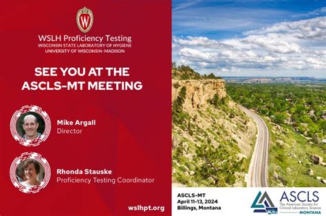 Wslh Proficiency Testing On Linkedin Ascls Asclsmt Wslh Wslhpt Laboratorymedicine…