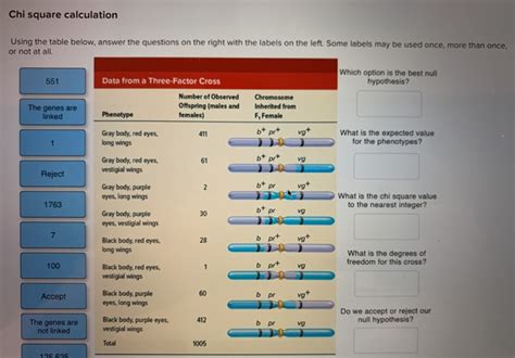 Chi Square Calculation Using The Table Below Answer