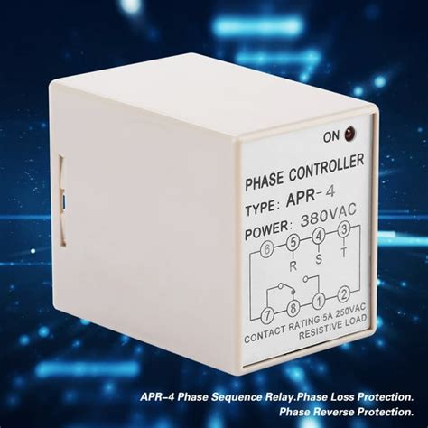 Phase Sequence Relay Apr 4 Phase Loss Reverse Phase Sequence Protection
