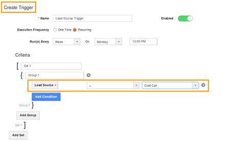 How To Set Time Based Triggers In Leads App Apptivo Portal