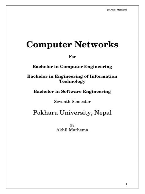 Computer Network Pdf Computer Network Asynchronous Transfer Mode