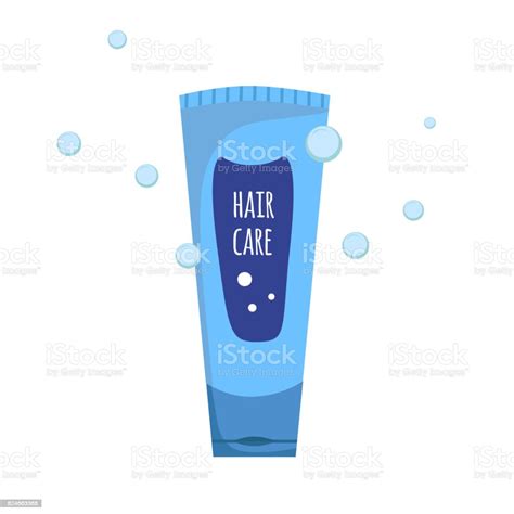 유행 만화 블루 튜브 병 샴푸와 샤워 젤 위생 및 헤어 케어 벡터 일러스트 레이 션 가득 찬에 대한 스톡 벡터 아트 및 기타 이미지 가득 찬 건강관리와 의술 공란