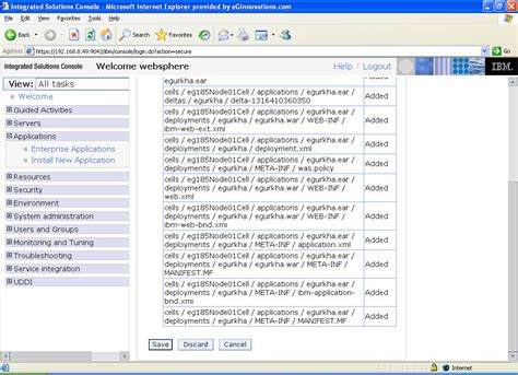 Configuring A WebSphere Application Server 6 X To Work With The EG Agent