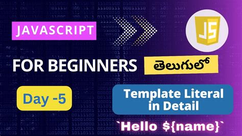 Template Literal In Javascript Template String In Javascript