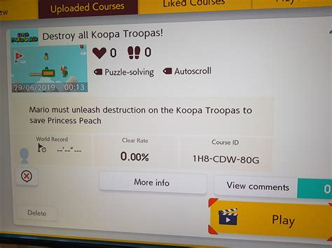 Autoscroll Stage I Created Where You Have To Kill 13 Koopa Troopas