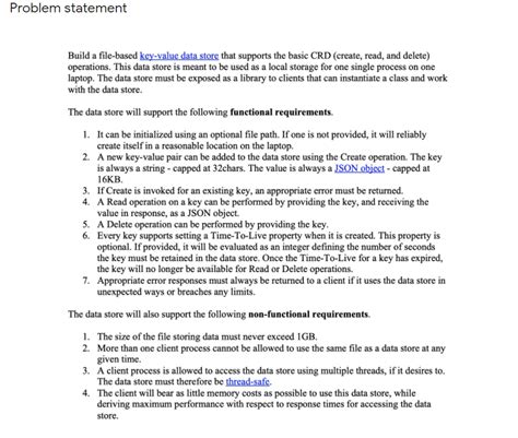 Github Kartik4042kartik A File Based Key Value Data Store That Supports The Basic Crd