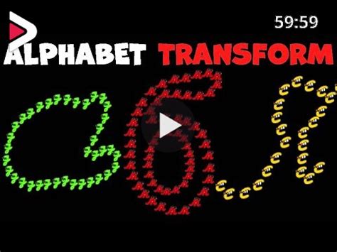 Russian Alphabet Lore Snakes transform Lowercase Letters A Я دیدئو dideo
