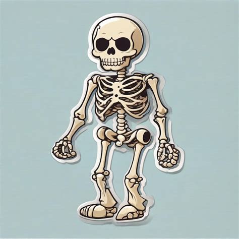 Premium Vector Skeleton Vector Background