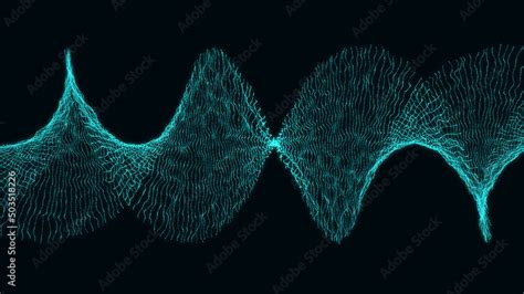 Cyber Network Connection Background Abstract Connecting Dots And Lines Molecular Background