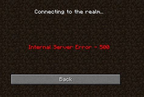 Easy Fixes Minecraft Realms Internal Server Error EXputer