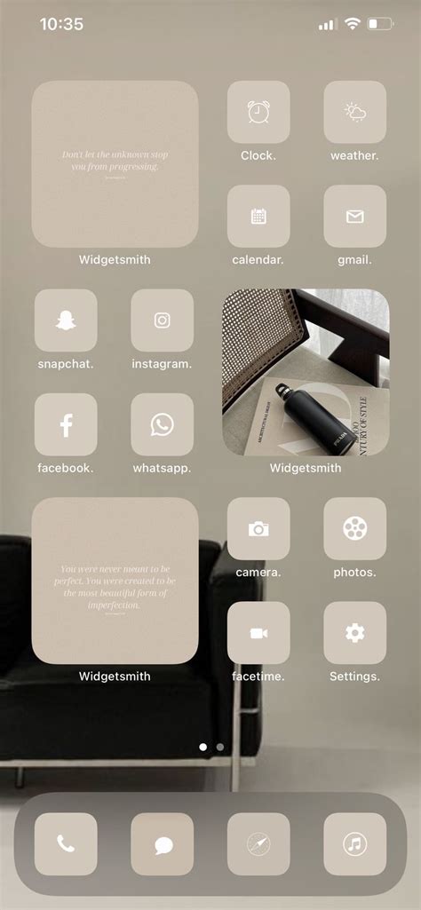 Homescreen Layout Iphone Minimalist Artofit