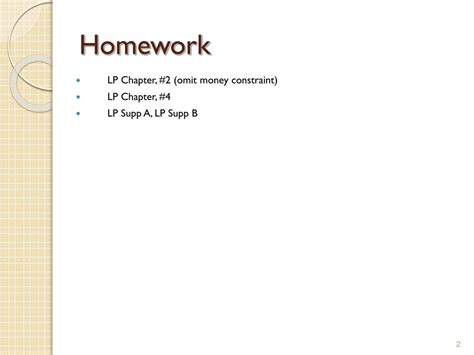 Ppt Linear Programming Strategic Allocation Of Resources Decision