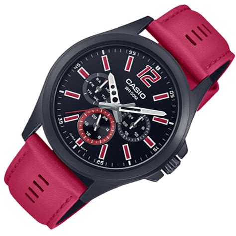 Đồng Hồ Casio Mtp E350bl Màu Đỏ Bh 5 Năm Chính Hãng 100 Viostore Uy Tín Là Sức Mạnh