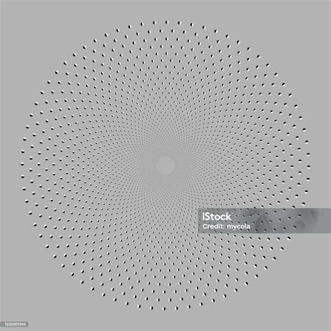 하프 톤 원 프레임 모든 프로젝트에 대 한 추상 도트 로고 엠블럼 디자인 요소 둥근 테두리 아이콘입니다 0명에 대한 스톡 벡터 아트 및 기타 이미지 Istock