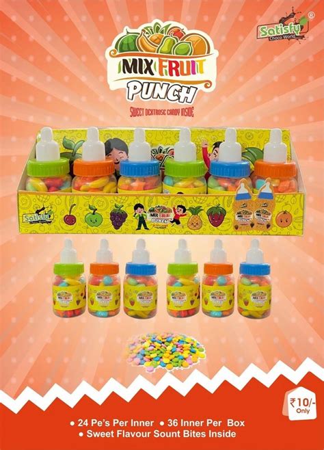 Red Mixed Fruit Candy Packaging Type Plastic Jar At Rs 10 Pack In Indore