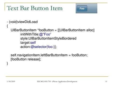 EEC 492 693 793 IPhone Application Development Ppt Download